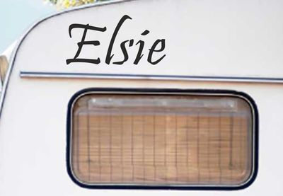 CARAVAN NAME STICKER | PERSONALISED | Caravan-Motorhome | FREE POST ...