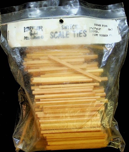 On3 Scale Kapper Switch Scale Ties Sugar Pine 5"x7"x12' 500pcs NEW OLD ...