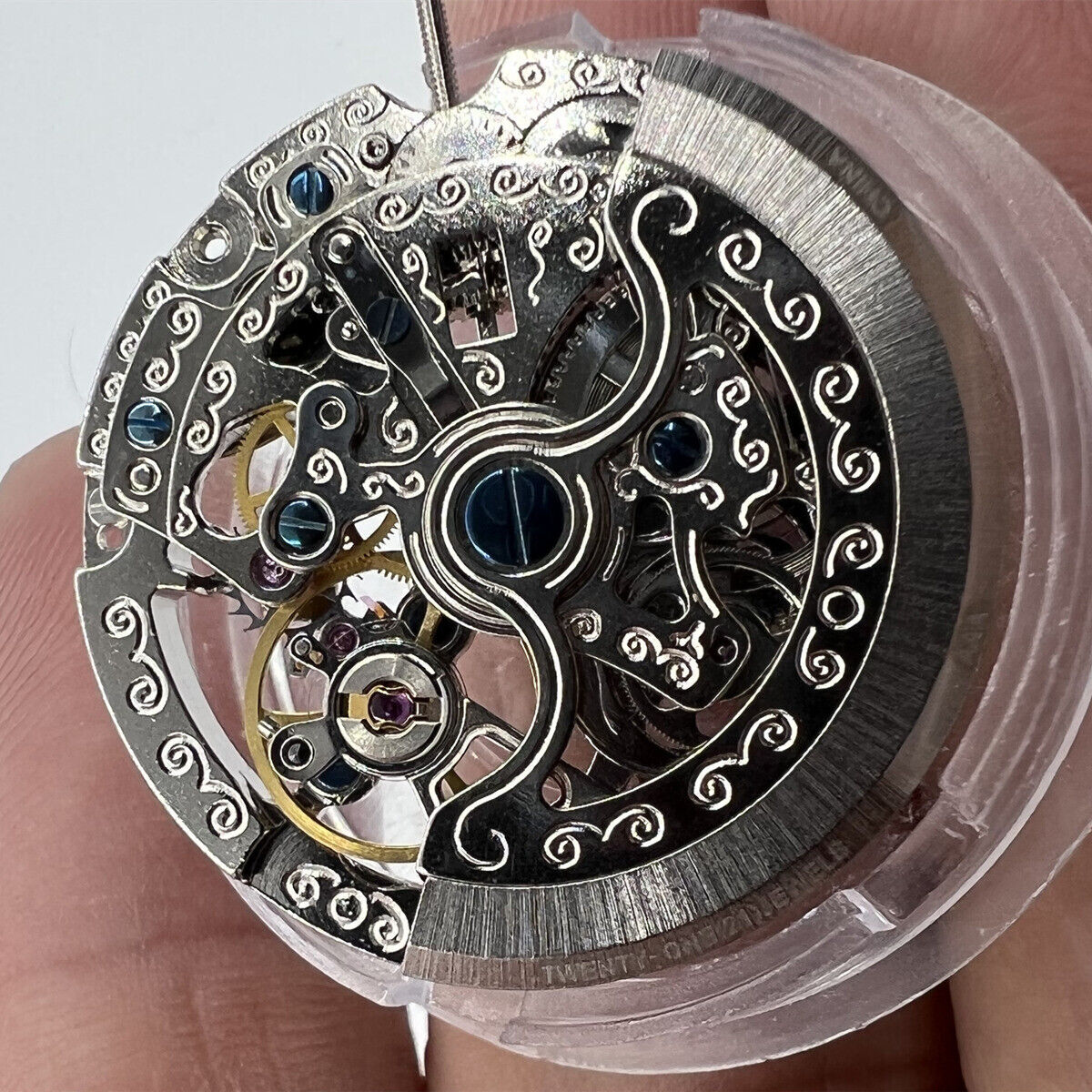 China Made TY2807 Skeleton Automatic Mechanical Movement T16 ...