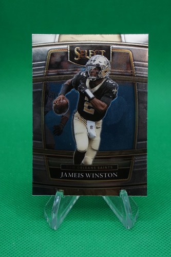 (2 Cards) 2021 Select Base Concourse #25 Jameis Winston New Orleans ...