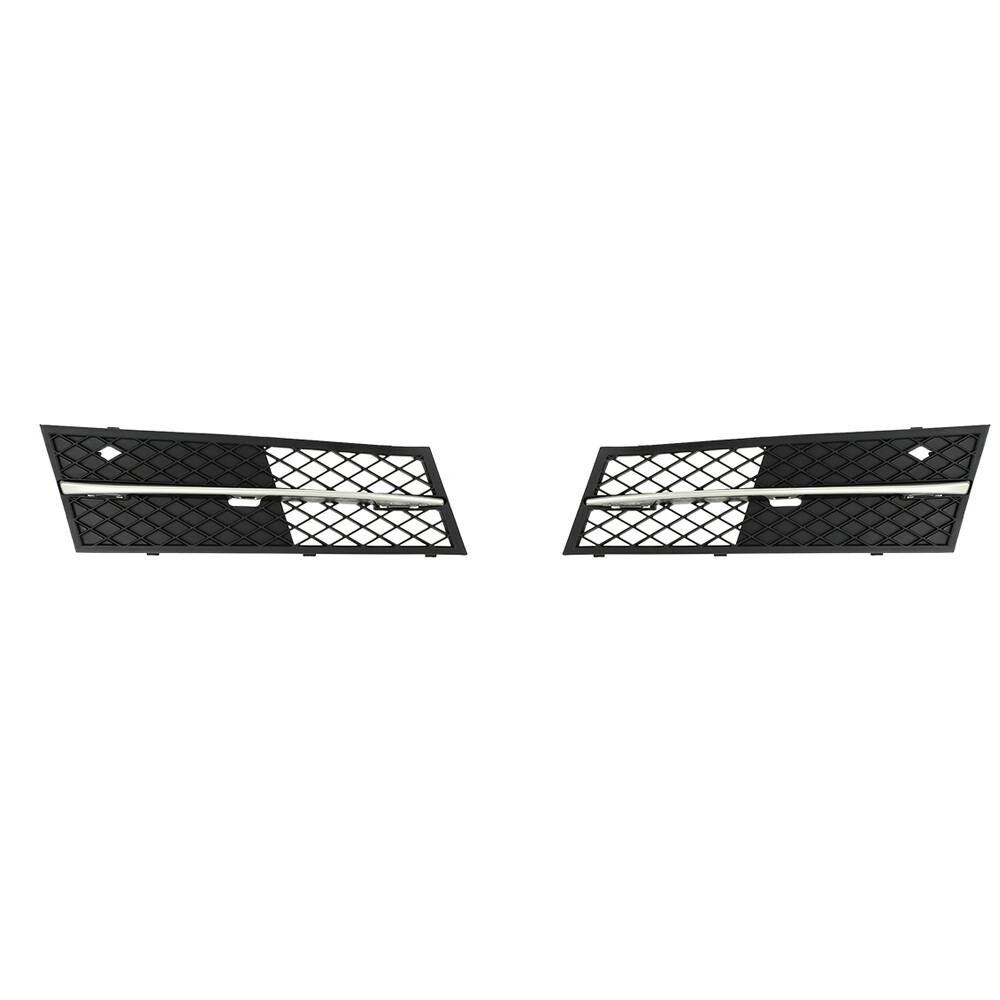 1 Pair of Car Front Bumper Grill fit for BMW F10/F18 2010-2014 Black ...
