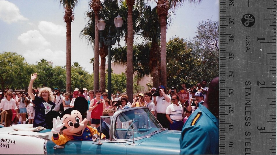 Loretta Swit Photograph Disney MGM Studios Mickey Mouse 1989 Parade | eBay