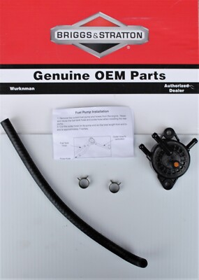 SML Genuine OEM Briggs & Stratton 799056 Fuel Pump Kit rep 496257 and ...