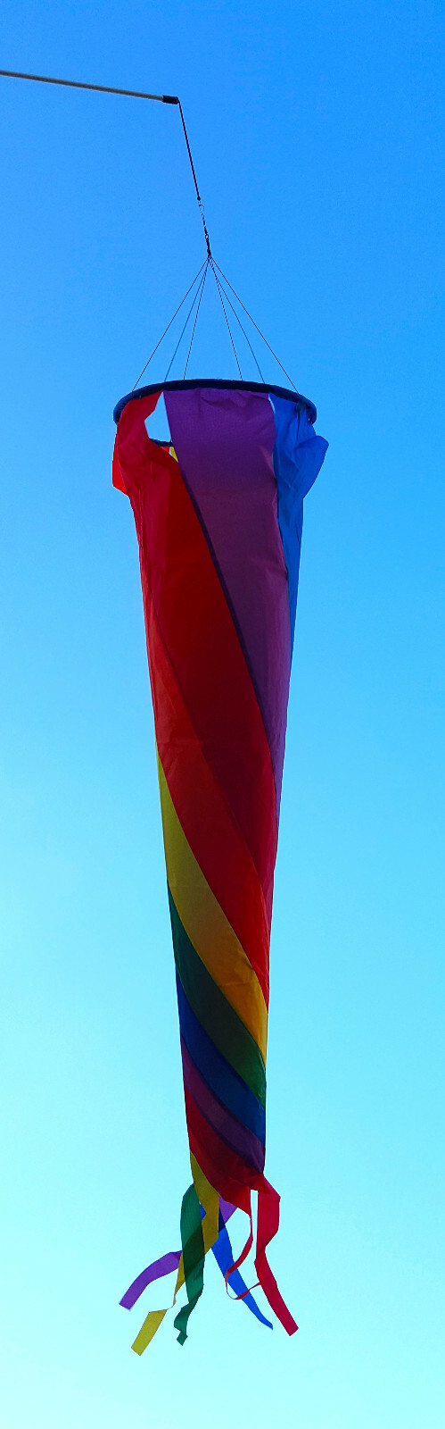 Wind Sack Spiel Turbine Socke Richtung Regenbogen Fahne Bunt Garten ...