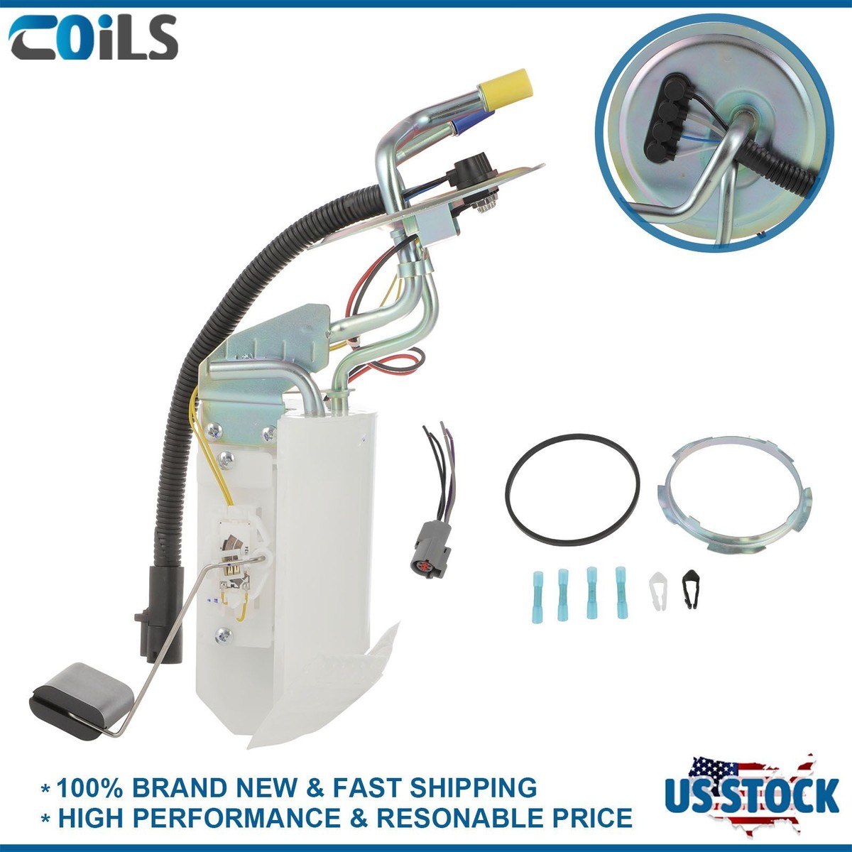 Dual Tank Fuel Pump Set FG1263 Electric Fuel Pump Module Assembly ...