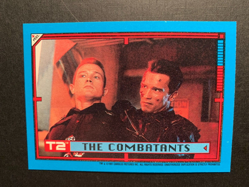 Terminator 2 (T2) Trading Card / Sticker #22 ( 1991 ) THE COMBATANTS | eBay