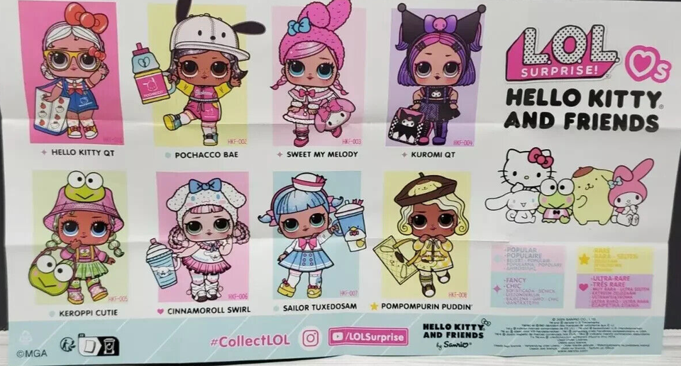 NEW LOL Surprise doll HELLO KITTY & FRIENDS MY SWEET MELODY SET | eBay