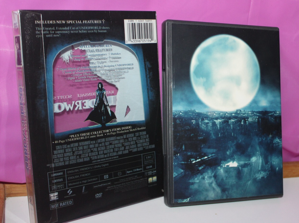 Underworld (DVD, 2004, 2-Disc Set, Extended Unrated Edition) Movies K ...