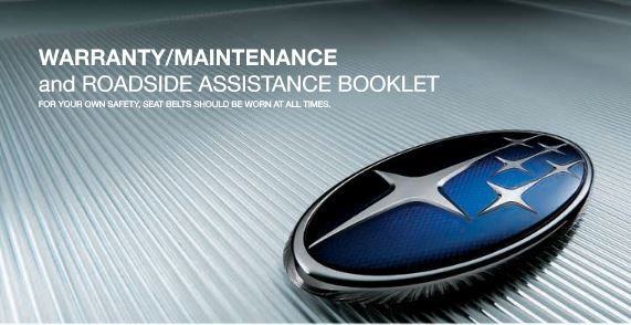 NEW GENUINE SUBARU OUTBACK MY09 WARRANTY SEVICE WALLET | eBay