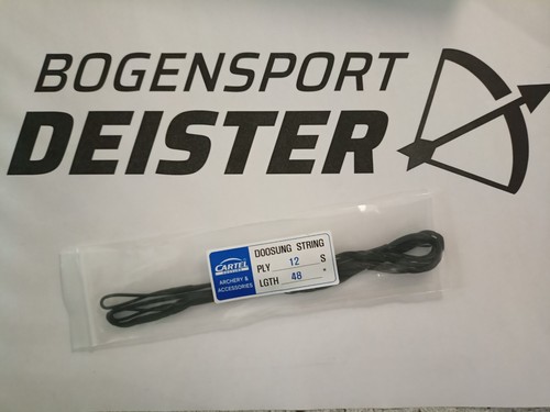 Cartel Bogensehne 48-64" 12 Strg. Endlossehne Dacron B50 Sehne Nock Gr ...