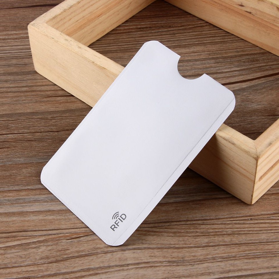 Case Cover Bank Credit Cards Blocking Aluminium Anti Thief Rfid Card ...