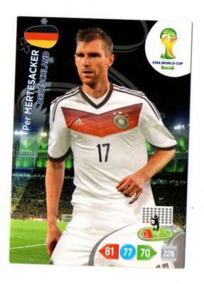 Panini - FIFA World Cup 2014 Brazil - Per MERTESACKER - Deutschland ...