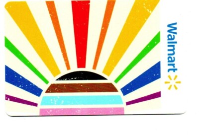 Walmart Colorful Sunshine Rays Gift Card No $ Value Collectible FD ...