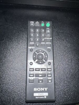 Sony RMT-D197A Remote Control for Sony DVD Player DVP-SR210 DVP-SR5 ...