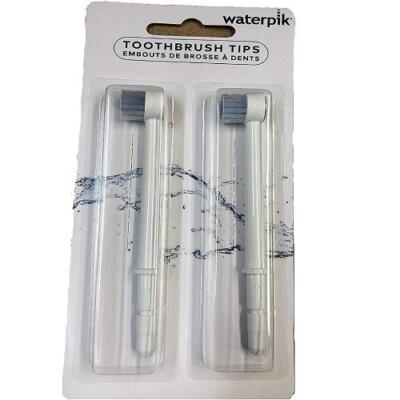Waterpik Water Flosser Toothbrush Tips - Pack Of 2 (Colour Of Tips May ...
