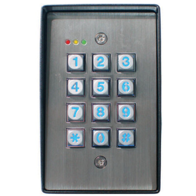 Digital Gate Keypad Programmable 1000 User Surface Post Mount ...