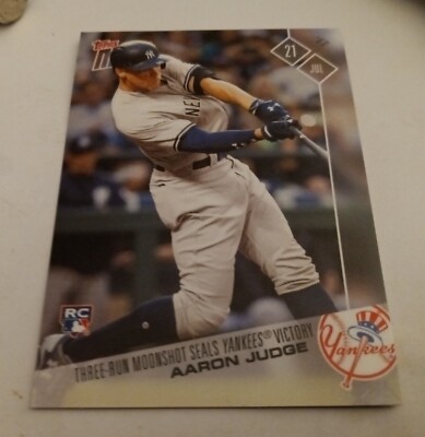 2017 AARON JUDGE Topps Now MLB ROOKIE Card #379 New York Yankees MINT ...