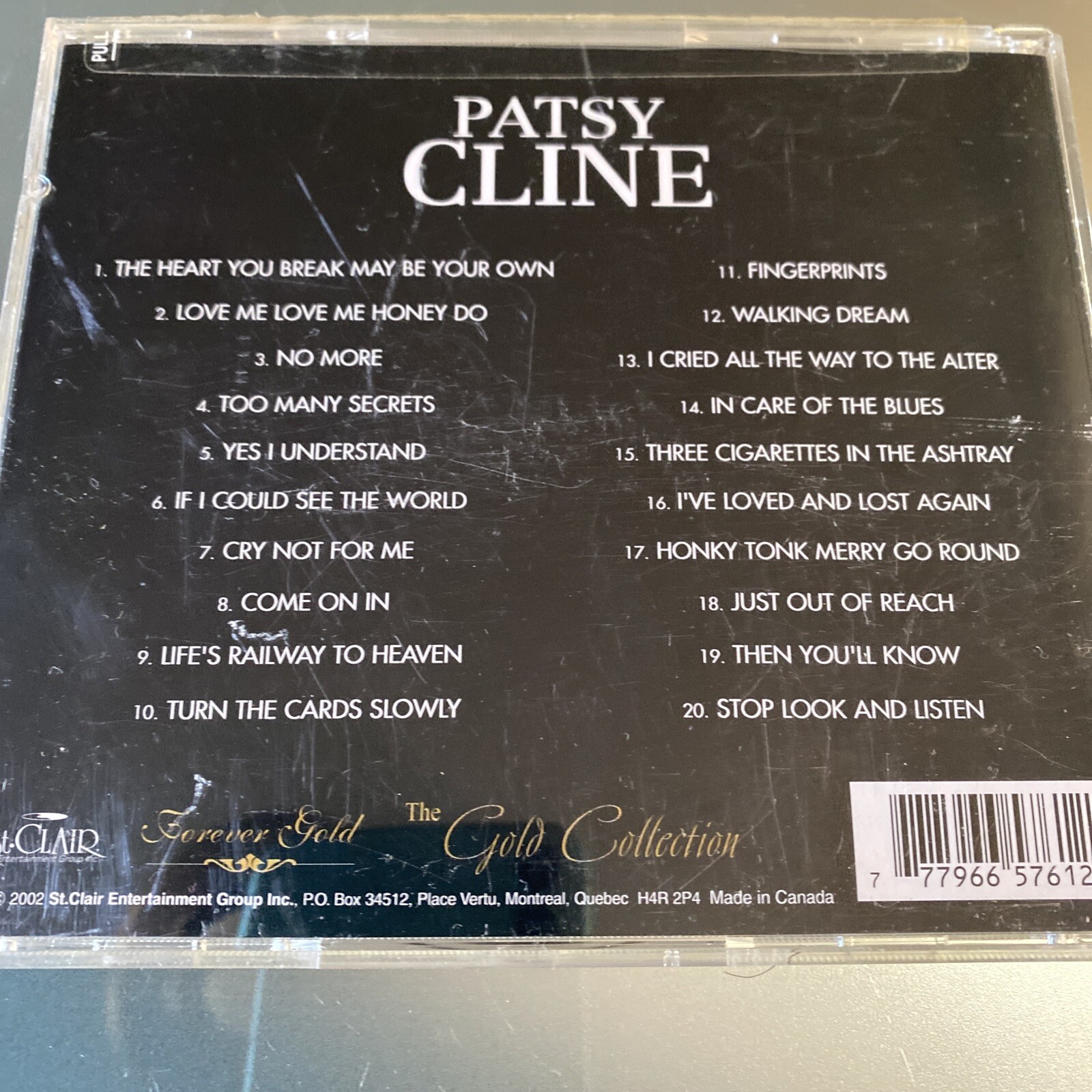 Patsy Cline LOT OF 3 : 12 Greatest Hits, Forever Gold, Walkin’ After ...