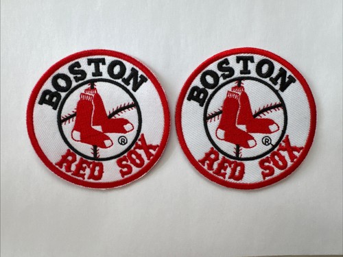(2) Boston Red Sox Vintage Embroidered Iron On Patches Patch Lot 3” X 3 ...