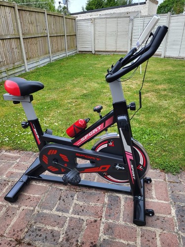 Exercise Bike Indoor Cycling Machine With LCD Display/Heart rate Sensor ...