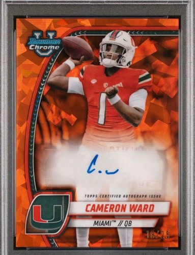 Cameron Ward Bowman U Auto /25 Orange Chaser Read Description Before ...