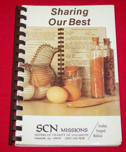 Sisters of Charity (Catholic) Nazareth KY Cookbook 1985 nice India ...
