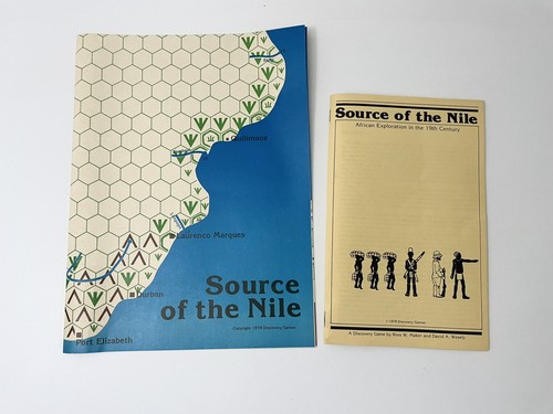 Discovery Games Source of the Nile 1st Ed. 1978 Pre Avalon Hill Some ...