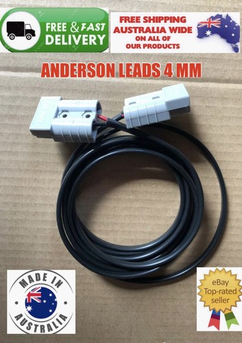 3 Meter 22 amp 4mm twin core tycab wire anderson plug Extension lead ...