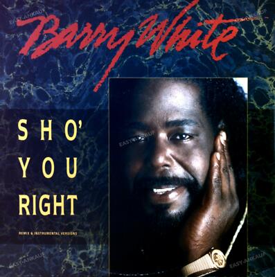 Barry White - Sho' You Right Maxi 1987 (VG+/VG+) ' | eBay