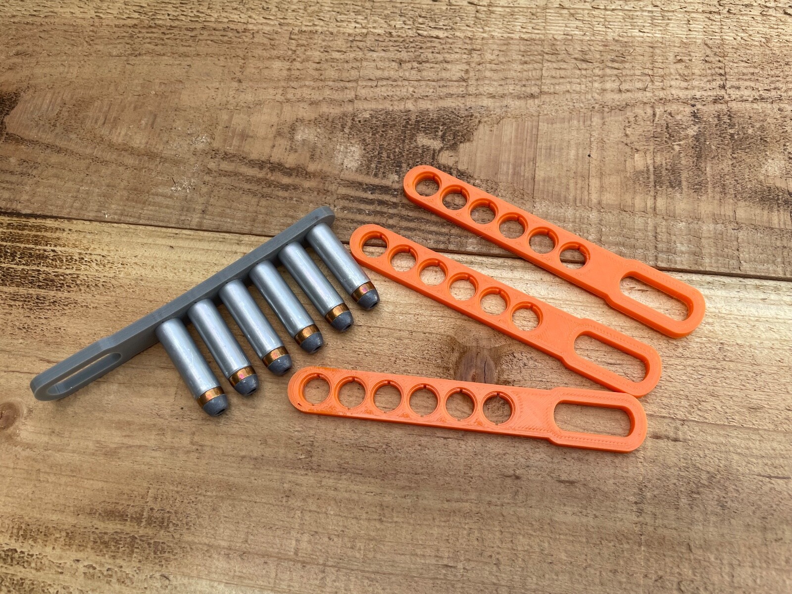 Revolver Speed Quick Strip Loader 357 38 Special ORANGE 6 Round Made in ...