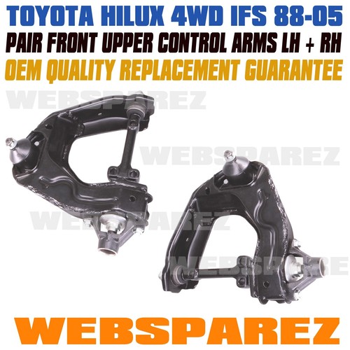 Pair Front Upper Control Arms For Toyota Hilux 4WD IFS Ute 1988-2005 LH ...