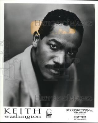 1991 Press Photo Keith Washington R&B Singer Songwriter Actor Producer ...