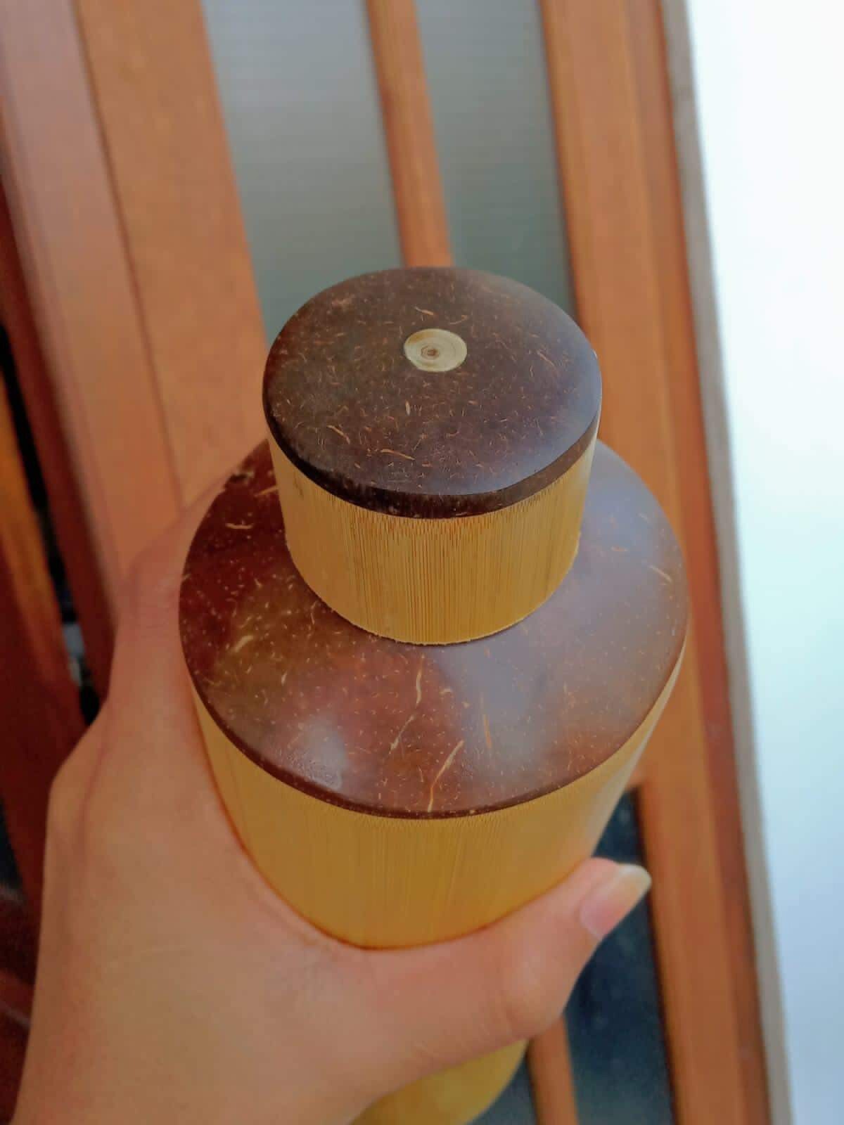 Healthy Ecofriendly reusable Handmade Bamboo Bottles 750ml free ...