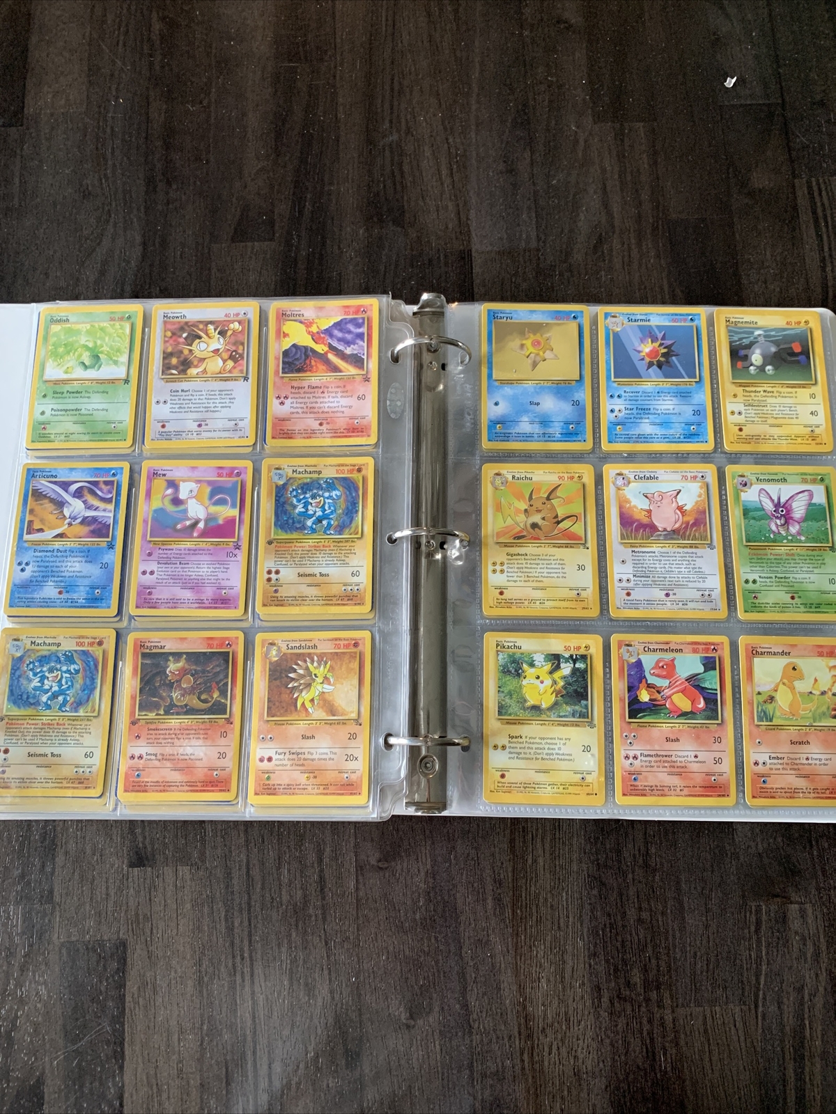 300+ VINTAGE pokemon cards binder lot. First Edition, HOLO Machamp ...