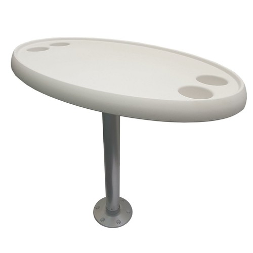 Galaxy Marine / Boat Oval Table with removable Pedestal / Leg and 4 ...