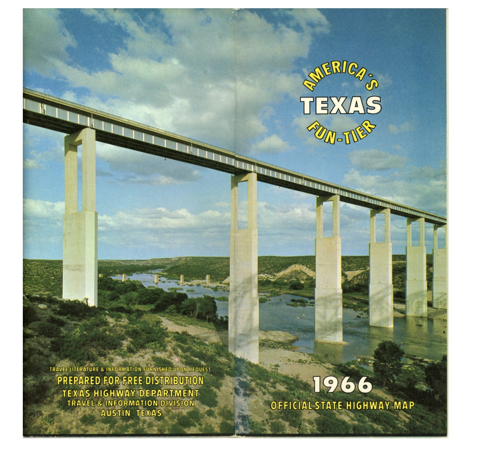 Vintage 1966 Texas Official Road Map – State Highway Dept. – (4662) | eBay