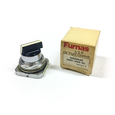 52SA2AAB Furnas Short Lever Selector Switch, 2-Position, Series B | eBay