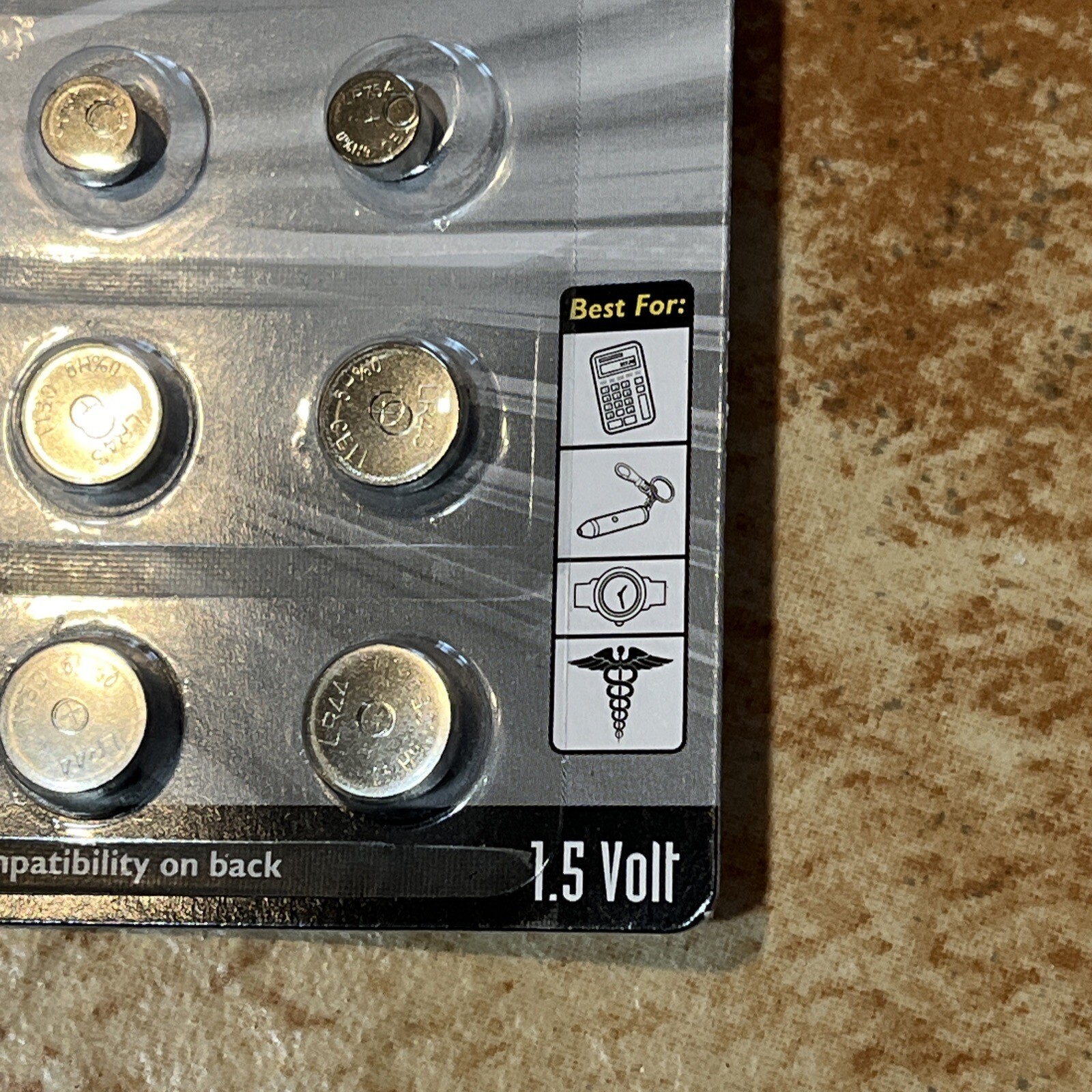 24 Piece Button Cell Battery, Multi Pack, Thunderbolt Magnum, New ...