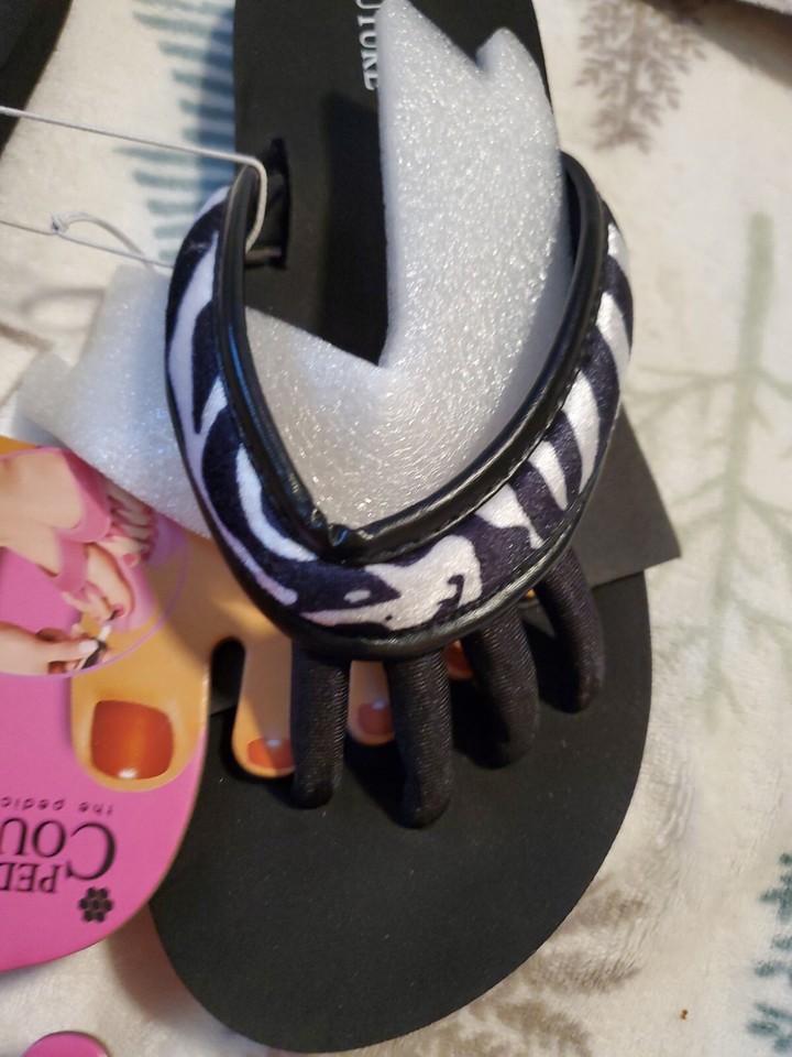 Pedi Couture Toe Separator Sandals for Women Size XL 10-11 The Pedicure ...