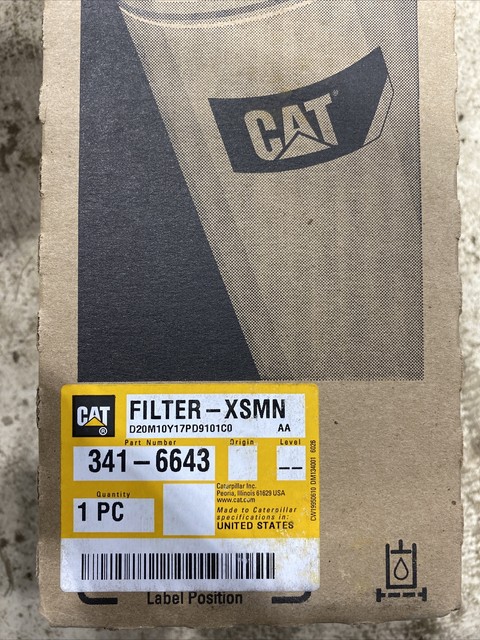 CAT Transmission Oil Filter 341-6643 Caterpillar 3416643 for sale ...