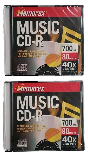 Memorex CD-R Blank Discs Recordable 2 Count | eBay