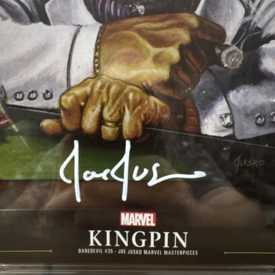 Daredevil #35 Cgc 9.8 Signed By Joe Jusko 'marvel Masterpieces Variant ...