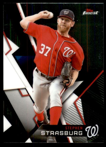 2018 Finest Baseball Card #55 Stephen Strasburg | eBay