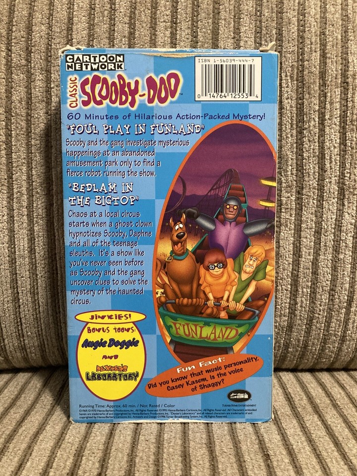 VHS Scooby-Doo - Foul Play in Funland (VHS, 1997, Cartoon Network) | eBay
