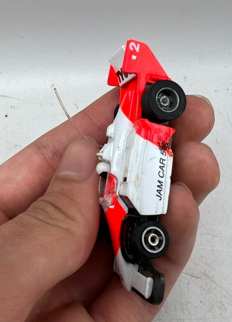 Vintage Tyco Slotless F1 Indy Race Car Jam Car 500 #2 Ho Slot Car ...