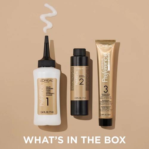 L'Oréal Paris Superior Preference Hair Color Dye Cream , 6AB Chic ...