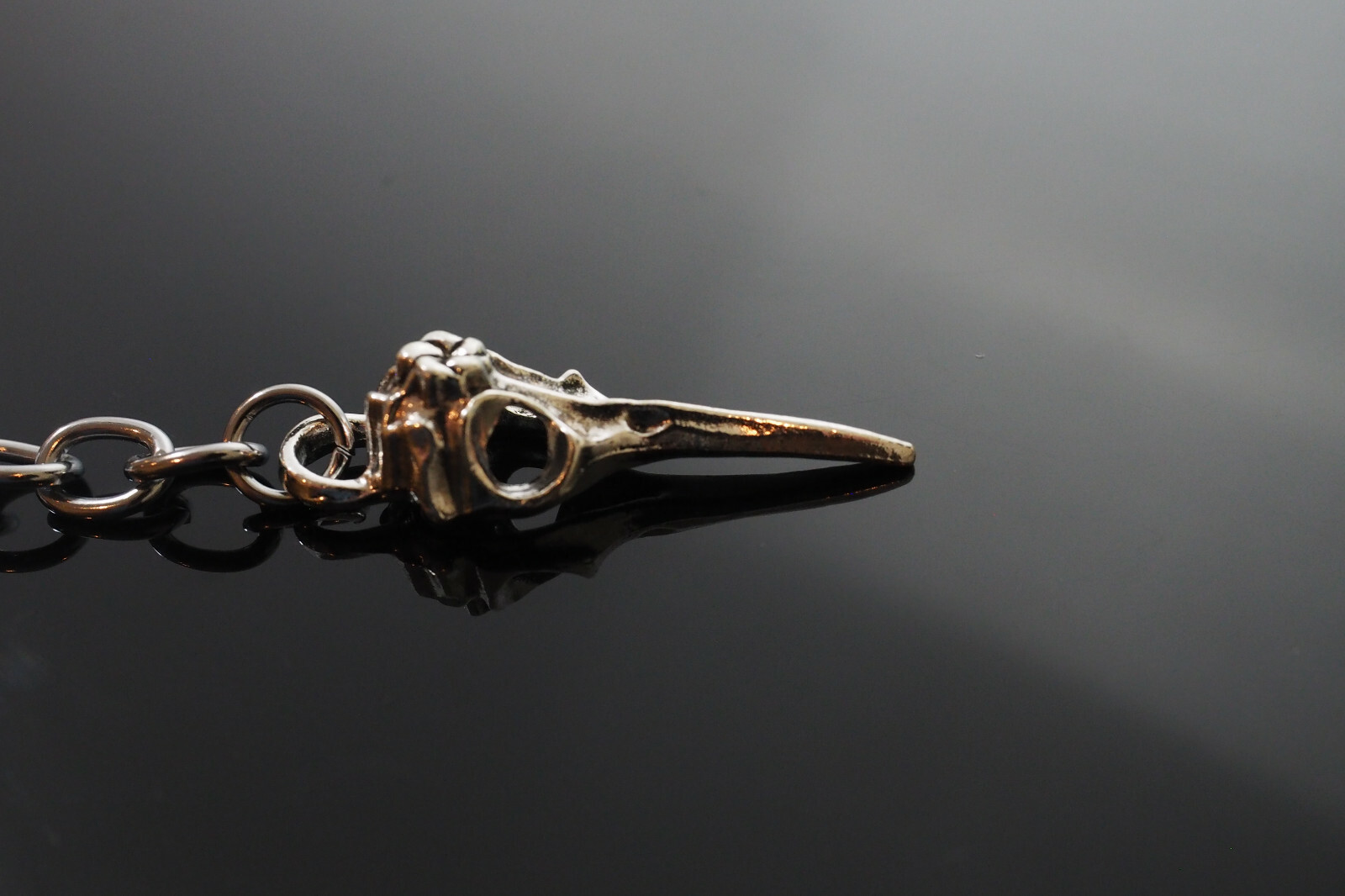 5x PCS - Bird Beak Raven Crow Head Skull Mask Scary Face Pendant Charm ...