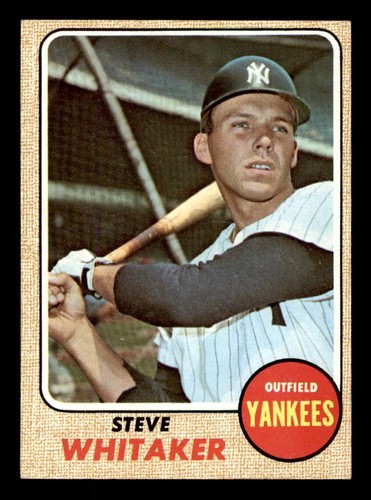 1968 Topps Baseball #383 Steve Whitaker VG/EX *e1 | eBay