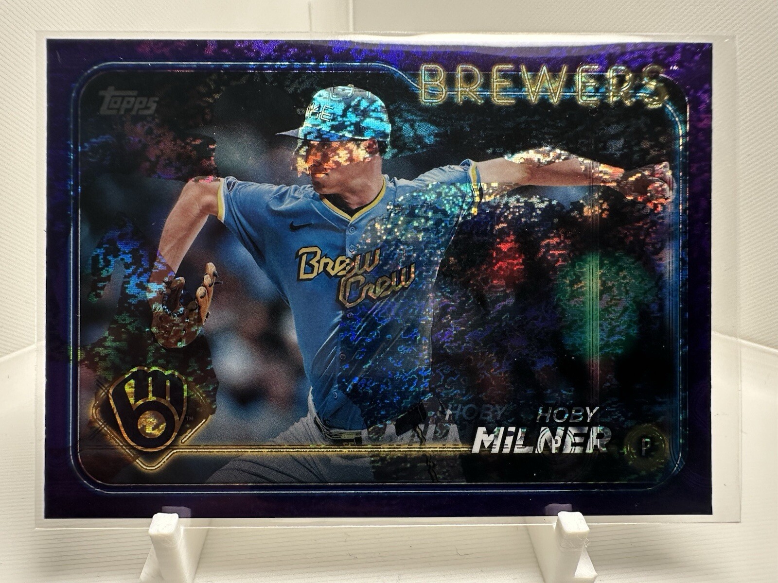 2024 Topps Update Series - Purple Holo Foilboard #US87 Hoby Milner /799 ...
