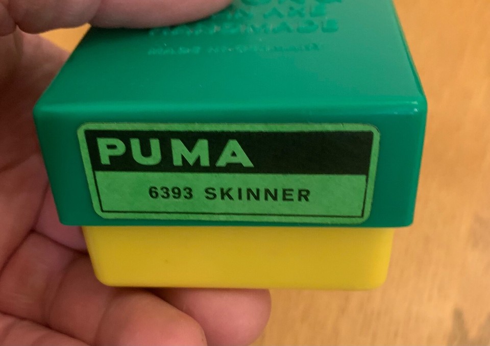 1972 STAG PUMA SKINNER 6393 KNIFE WITH SHEATH NEVER USED IN BOX | eBay